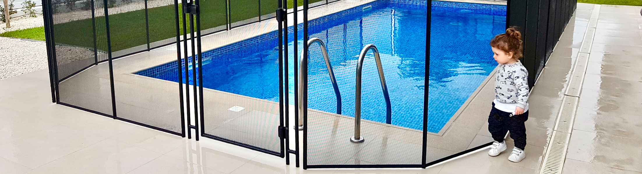 'Elite' Pool Safety Fence - Cyprus swimming pool safety fences, safety ...